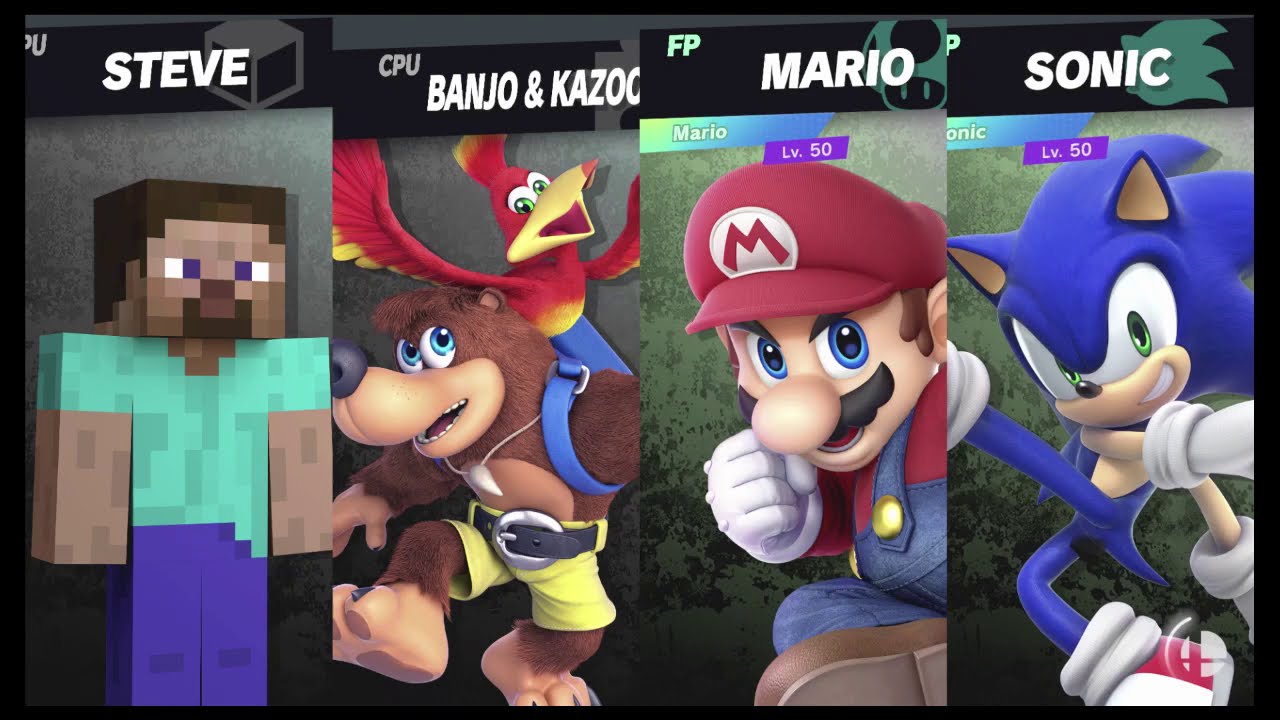 Super Smash Bros Ultimate Amiibo Fights – Steve & Co #243 Steve vs ...