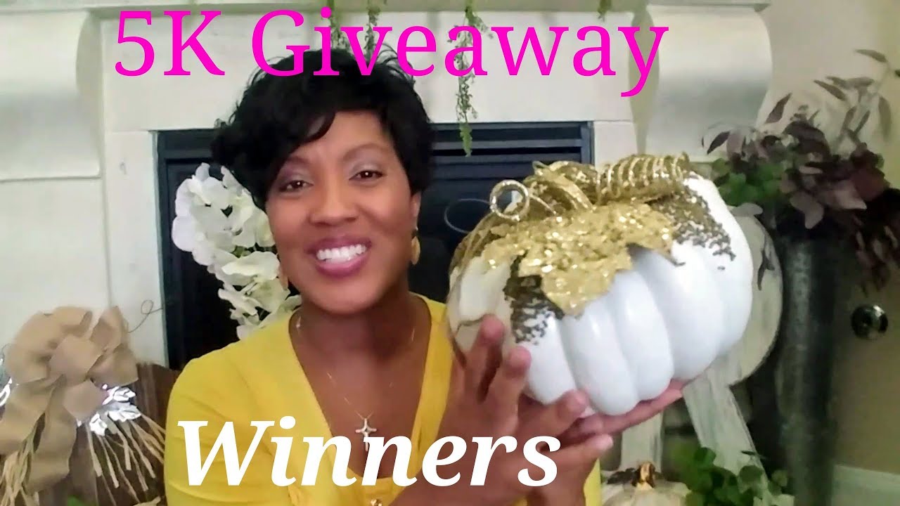 5K Giveaway Winners Congratulations!🎉 - YouTube