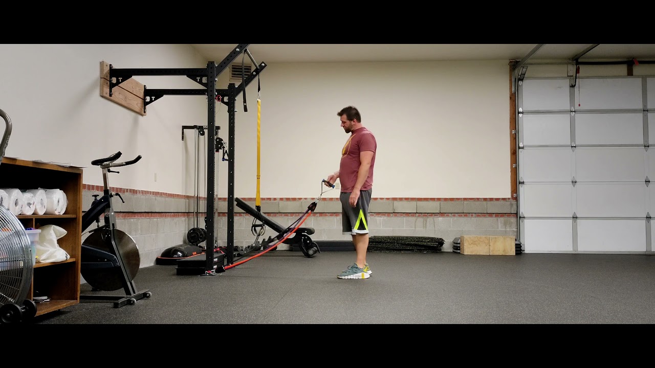 How to do Resistance Band Rows - YouTube