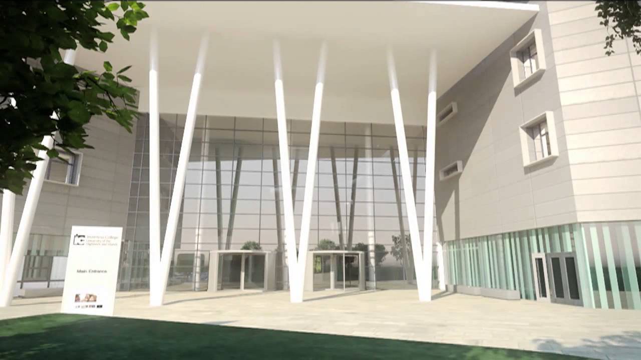 New Inverness College Campus UHI - YouTube
