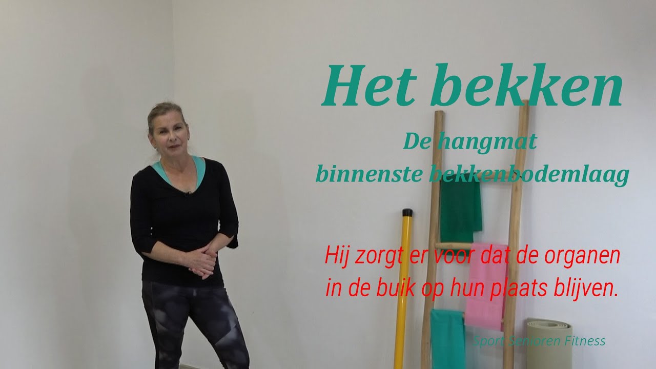 Het bekken De hangmat 💙 oefeningen tegen Incontinentie & verzakking van ...
