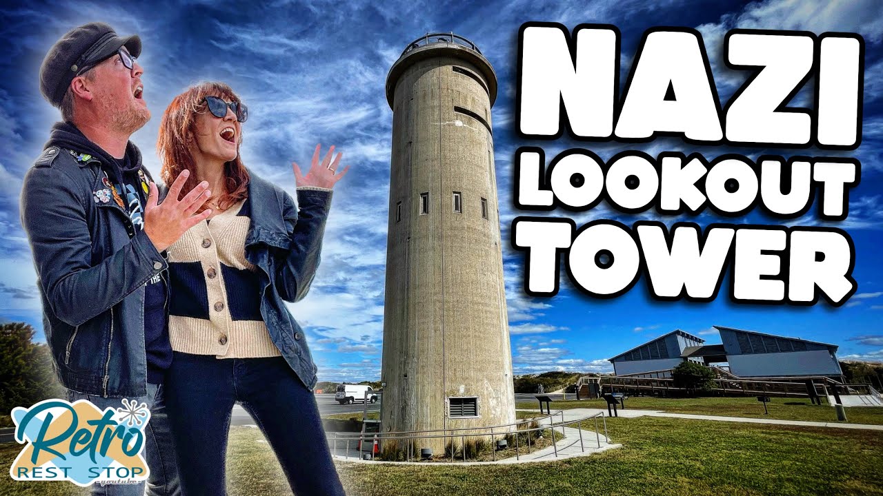 Climbing A World War II Watch Tower At The Delaware Seashore State Park ...