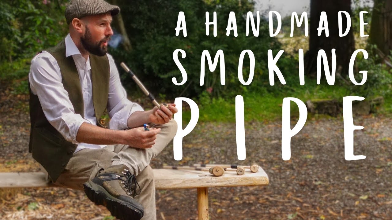 Making a smoking pipe on a rainy day in Scotland - YouTube