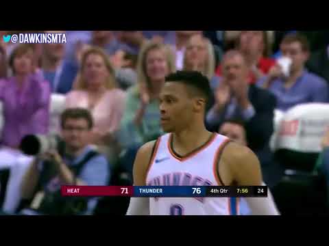 Russell Westbrook Full Highlights 2018.3.23 OKC Thunder vs Miami Heat 29 13 8 | FreeDawkin