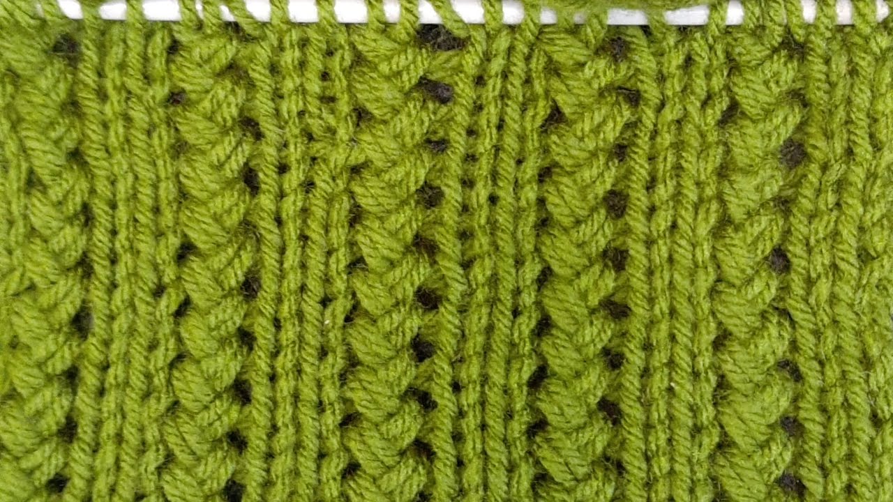 Beautiful & easy knitting stich pattern 💕 for sweater /cardigan/jacket ...