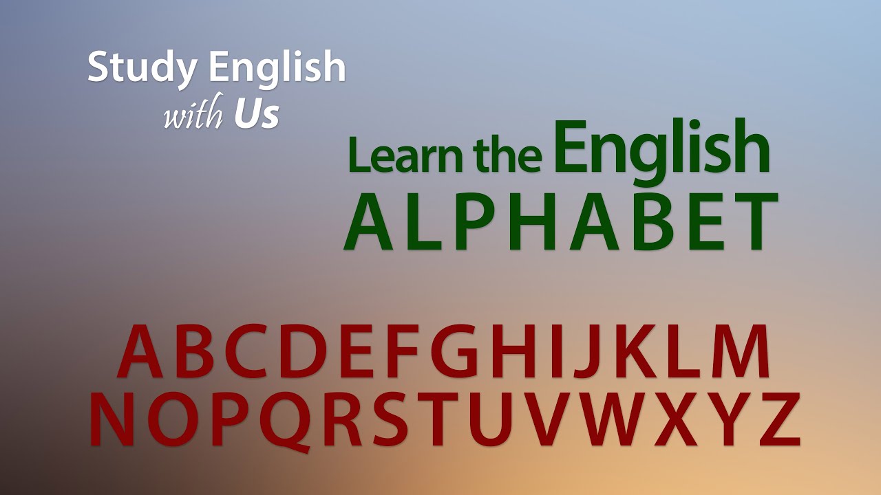 Learn the English Alphabet - YouTube