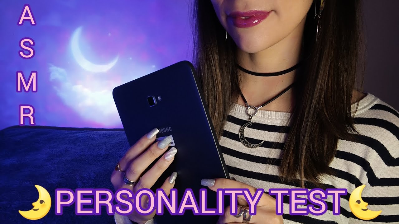 〰️ASMR〰️🌛PERSONALITY TEST and HEALTHY TIPS with your PSYCHOLOGIST 🤓🌜 ...
