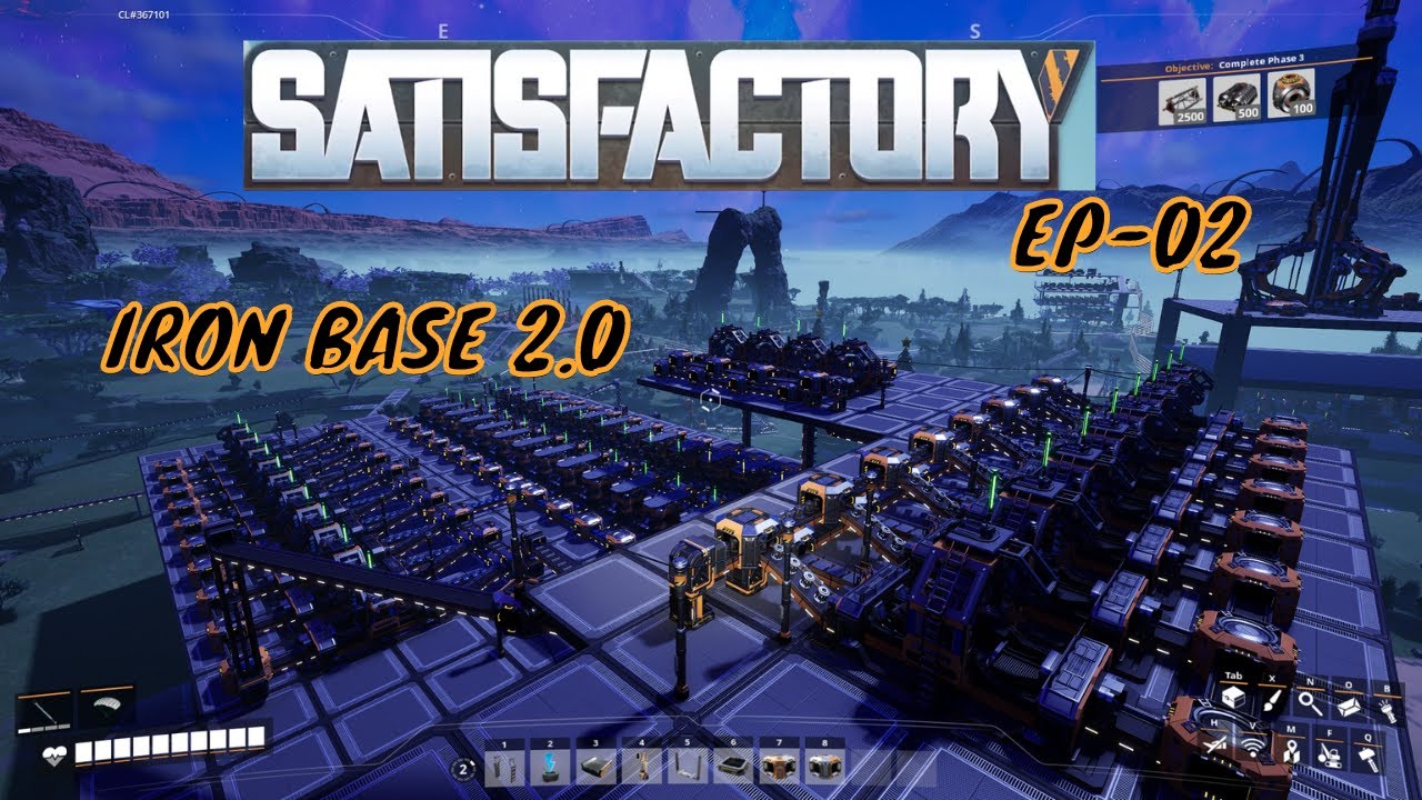 Iron Base 2.0 ලමායි / Satisfactory Gameplay EP 02 / #satisfactory # ...