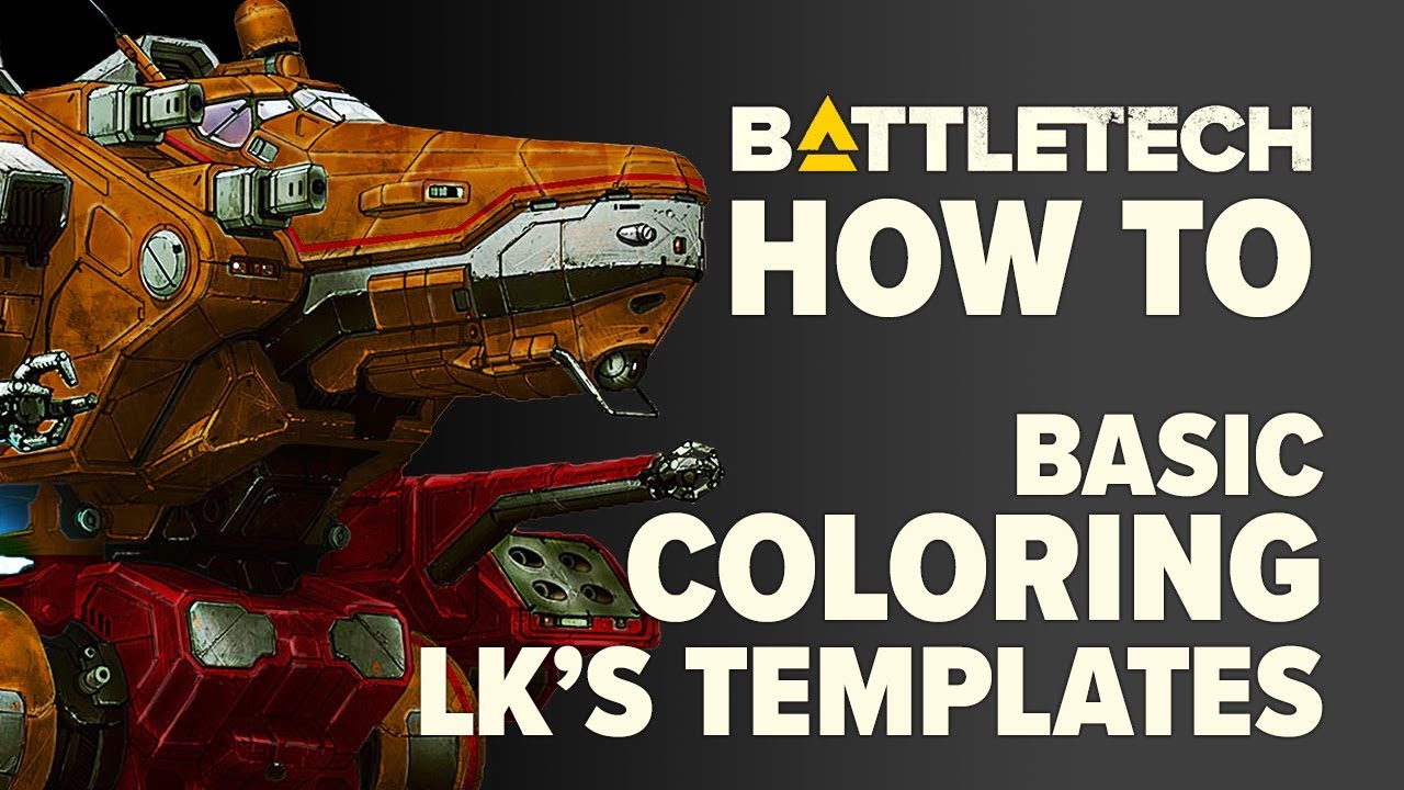 BATTLETECH TUTORIAL | HOW TO | BASIC COLORING OF LEGENDKILLER'S ...