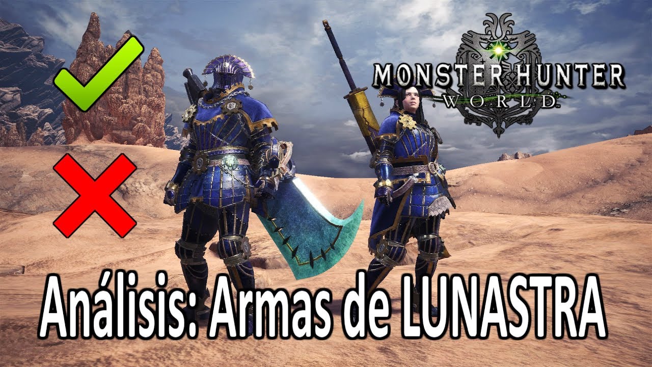 ANÁLISIS: ARMAS DE LUNASTRA - Monster Hunter World (Gameplay Español ...
