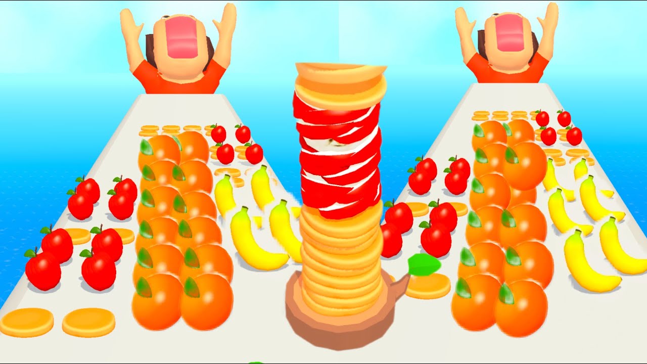 Pancake Run 🥞🍓🍍 All Levels Gameplay Walkthrough Android İOS MAX LEVEL ...