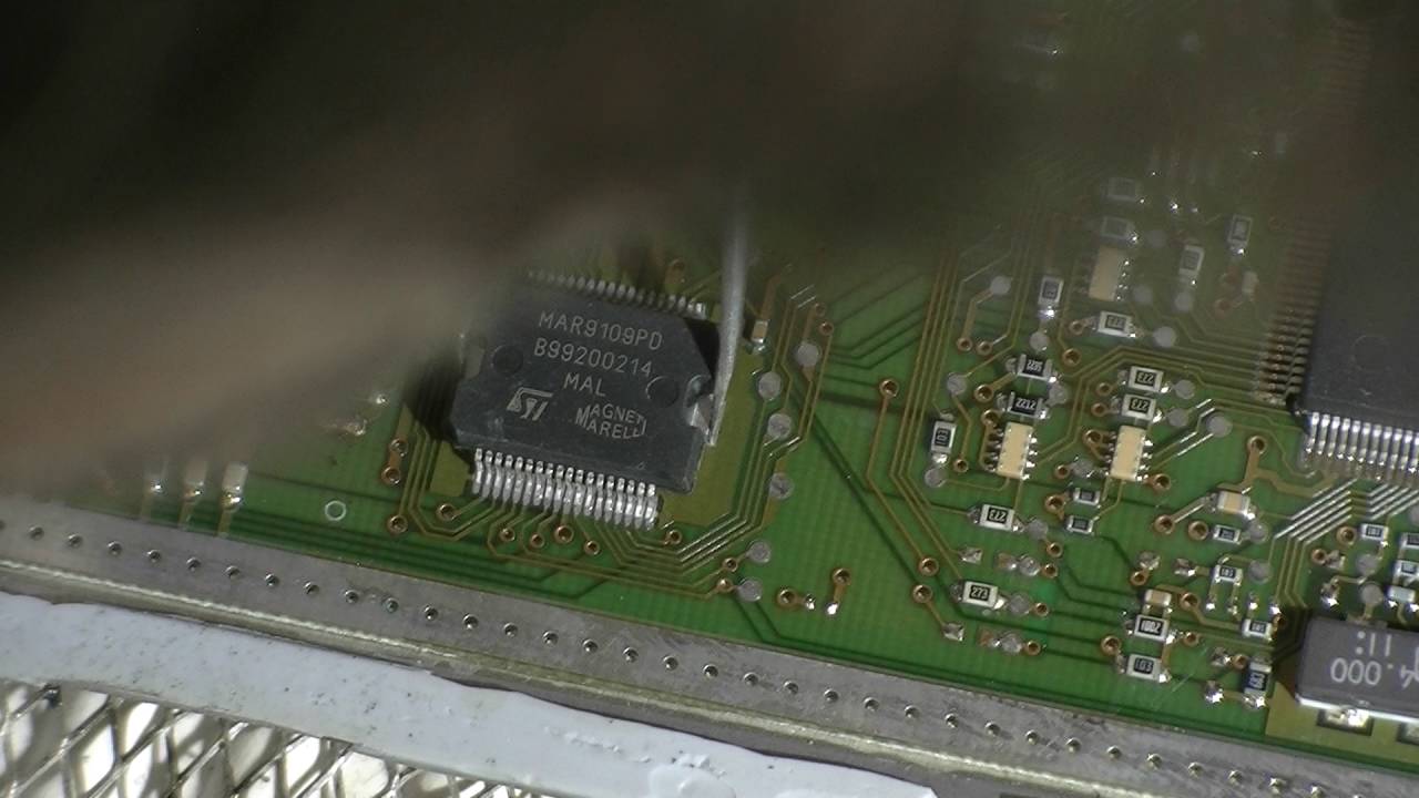 peugeot ecu Driver IC replacemnt ignition - YouTube