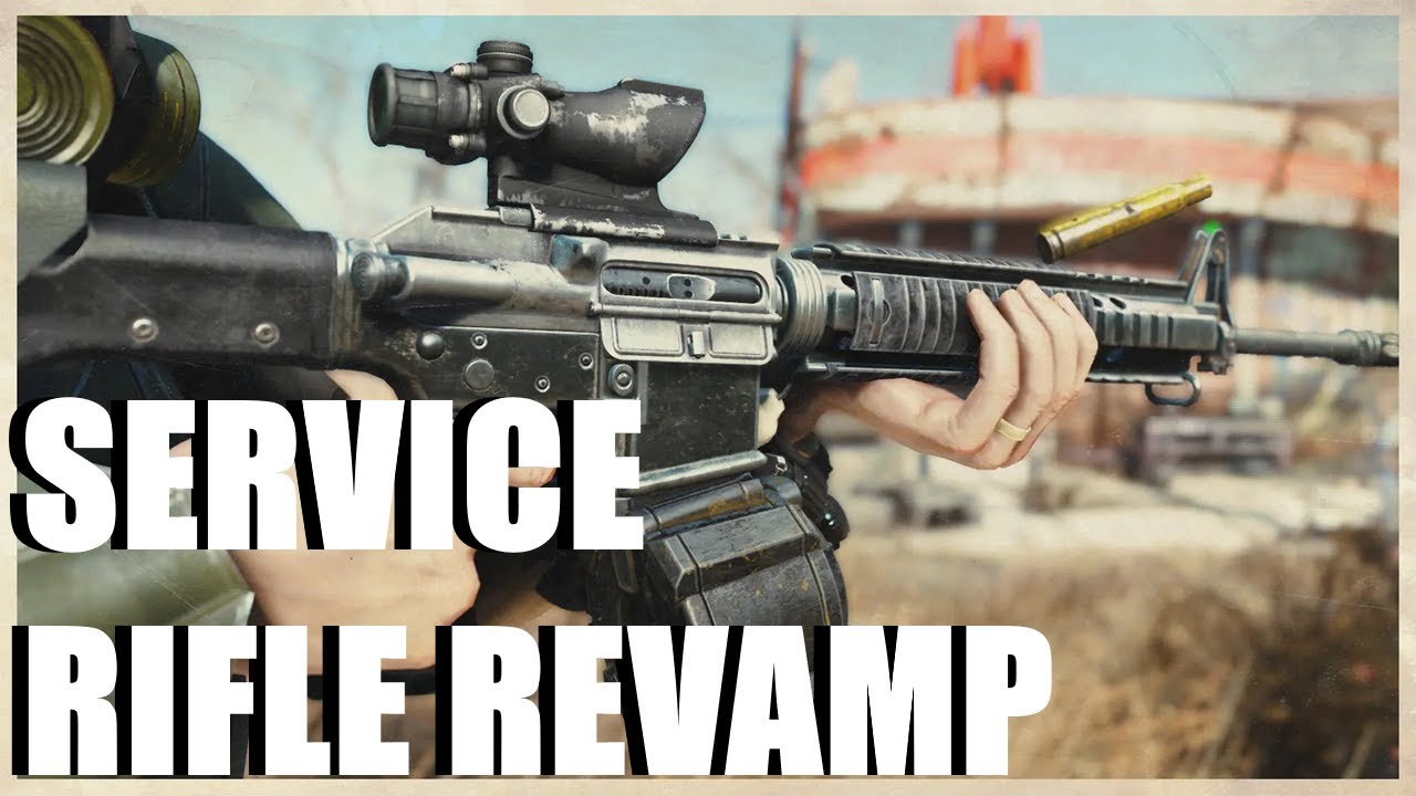 Fallout 4 Mod Review - Service Rifle Revamp - YouTube