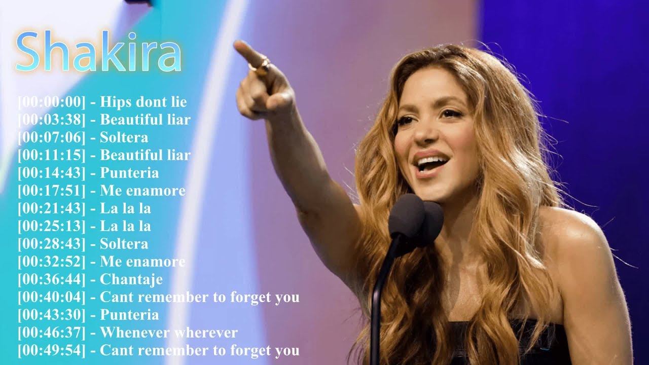 The Best of Shakira | Latin Pop Queen’s Greatest Tracks - YouTube
