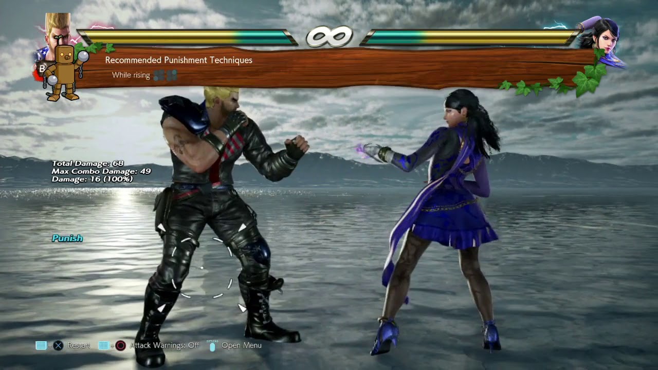 TEKKEN 7 Punishment Trainer in Training Mode - YouTube