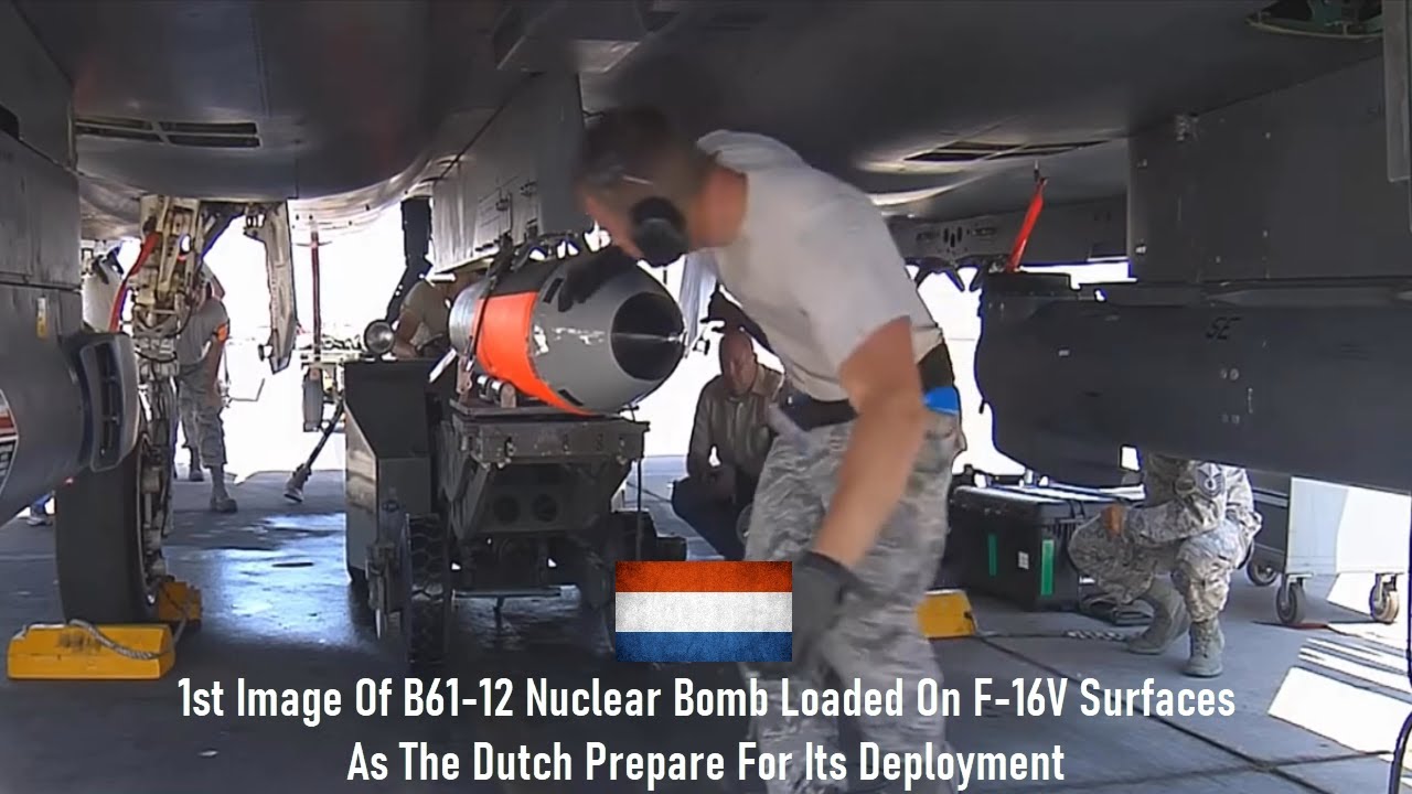 1st Image Of B61-12 Nuclear Bomb Loaded On F-16V Surfaces As The Dutch ...