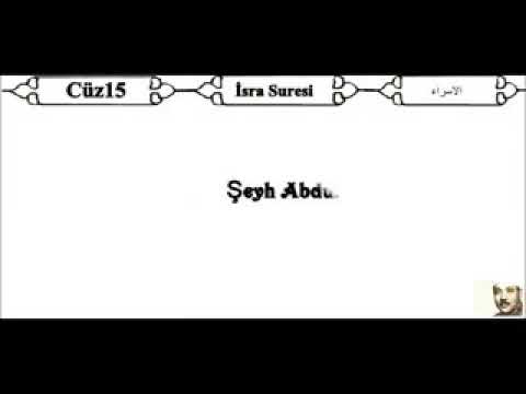 Abdulbasit Abdussamed Hatim Mucevvet 15.Cüz