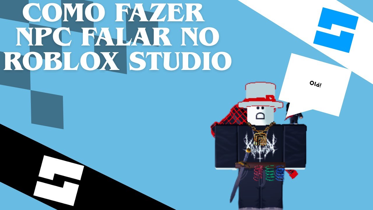 COMO FAZER NPC FALAR NO ROBLOX STUDIO(Tutorial) - YouTube