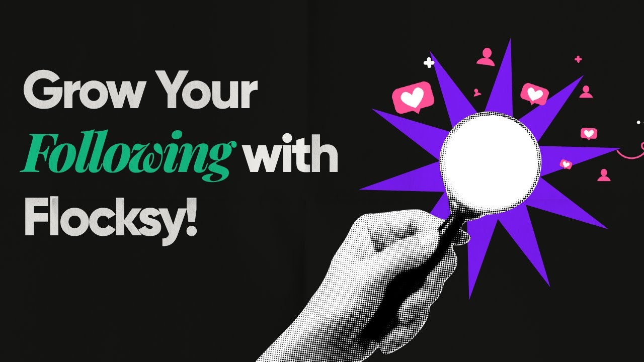 🌻 Grow Your Following With Flocksy - YouTube
