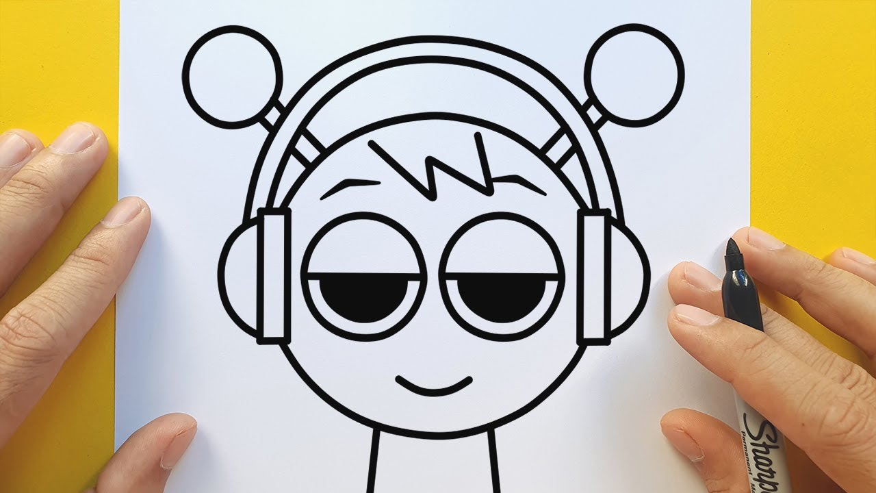 Oren Drawing | How To Draw OREN From Incredibox Sprunki Step By Step ...