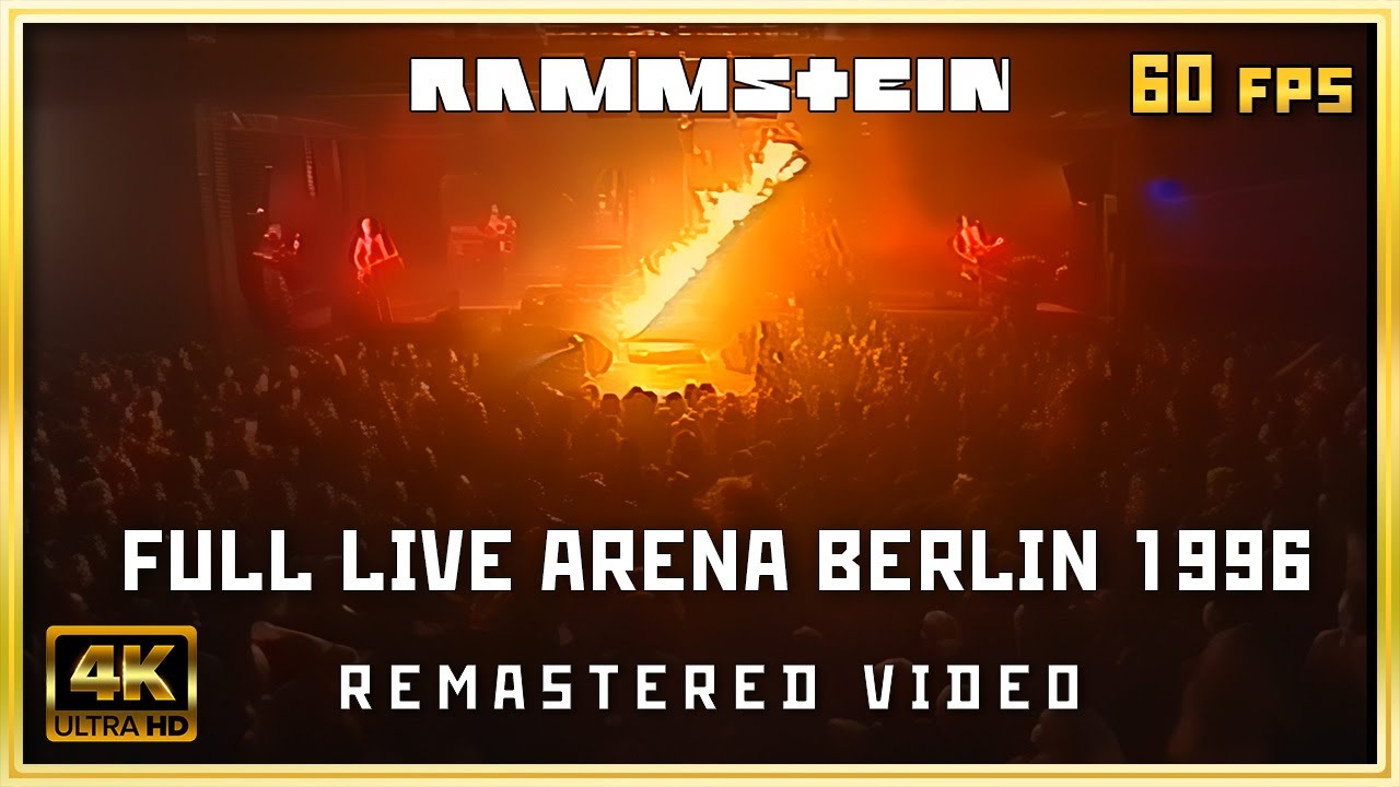 100 Jahre Rammstein Der Treptow Arena, Berlin, 27.09.1996 4K 60fps ...