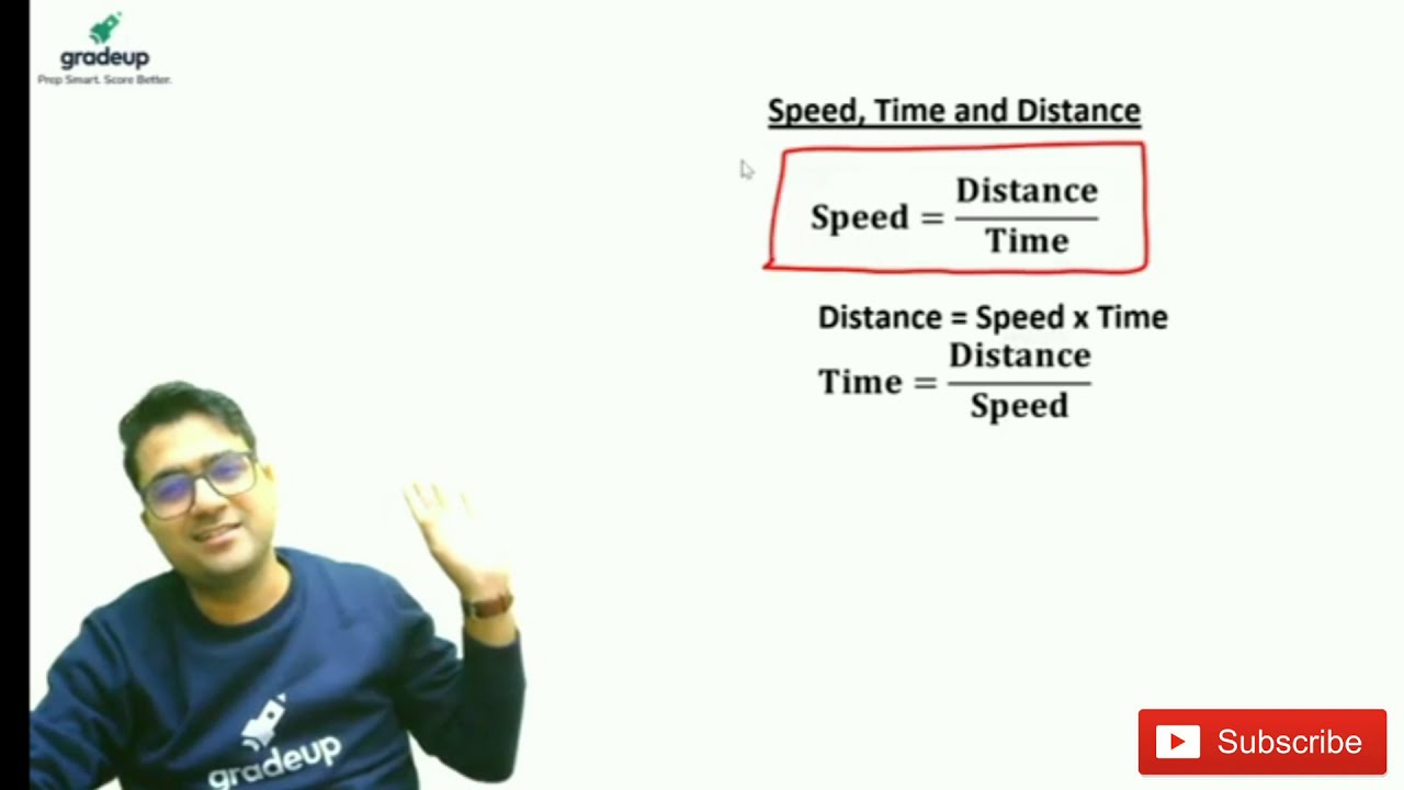 Time speed and distance | average speed and relative speed | distance ...