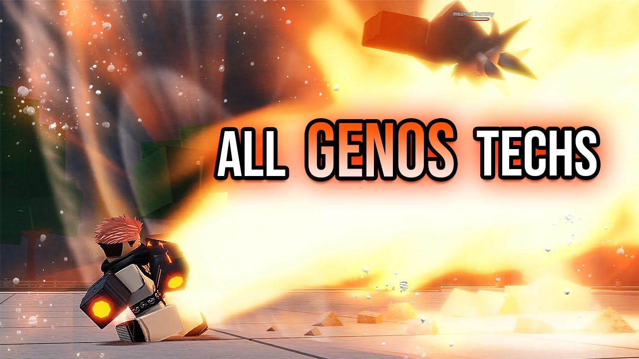 Every Single Genos Tech in The Strongest Battlegrounds - YouTube