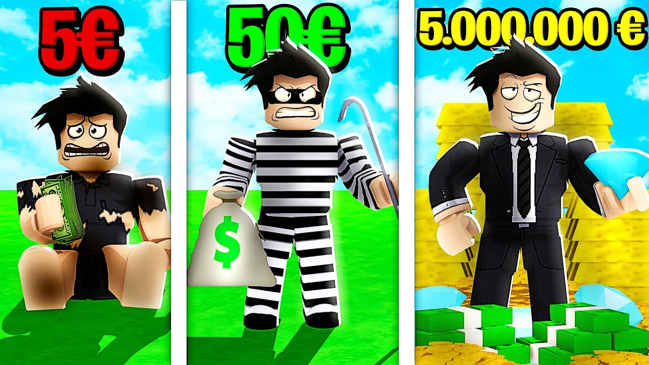 Je vole 5,000,000 € dans Bank Robbery Simulator ! - Roblox - YouTube