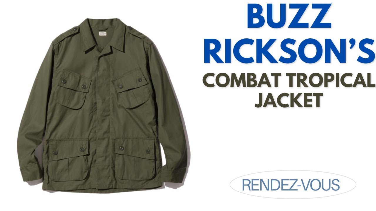 버즈릭슨 컴배트 트로피컬 자켓 리뷰 Buzz Rickson's Combat Tropical Jacket Review - YouTube
