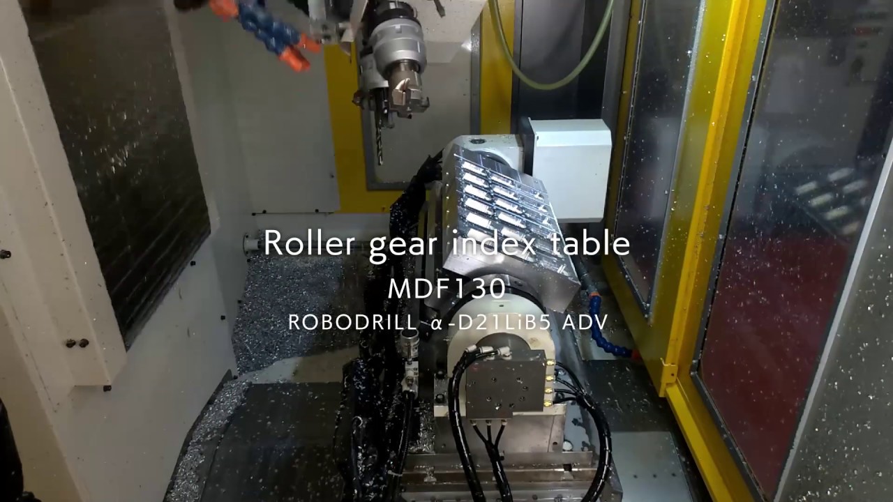Roller gear index table, large-size aluminum part machining ...