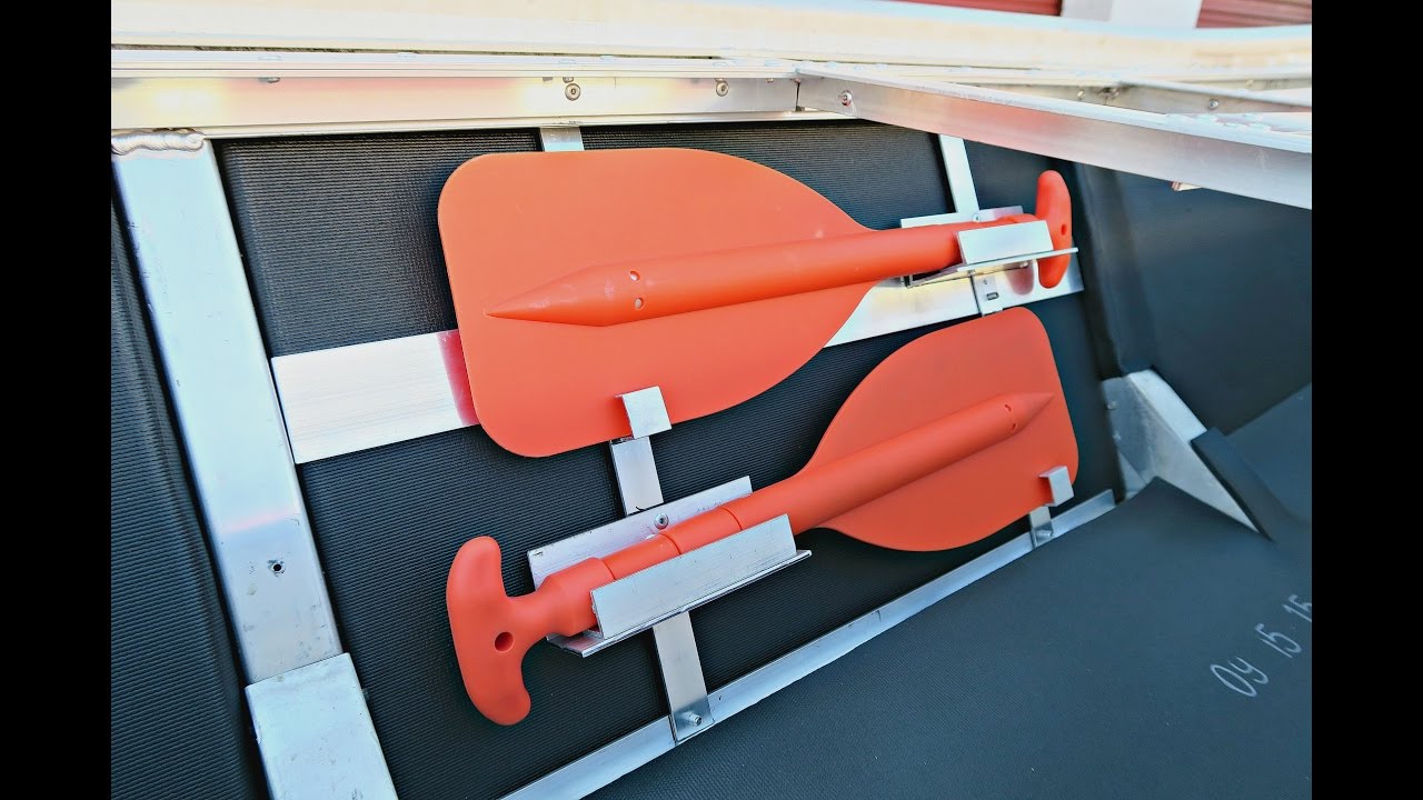 Oar Mount and Finishing the Flooring - YouTube