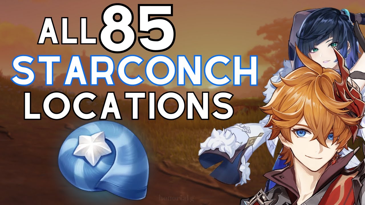 ALL 85 Starconch Locations & Farming Routes - Genshin Impact Guide ...