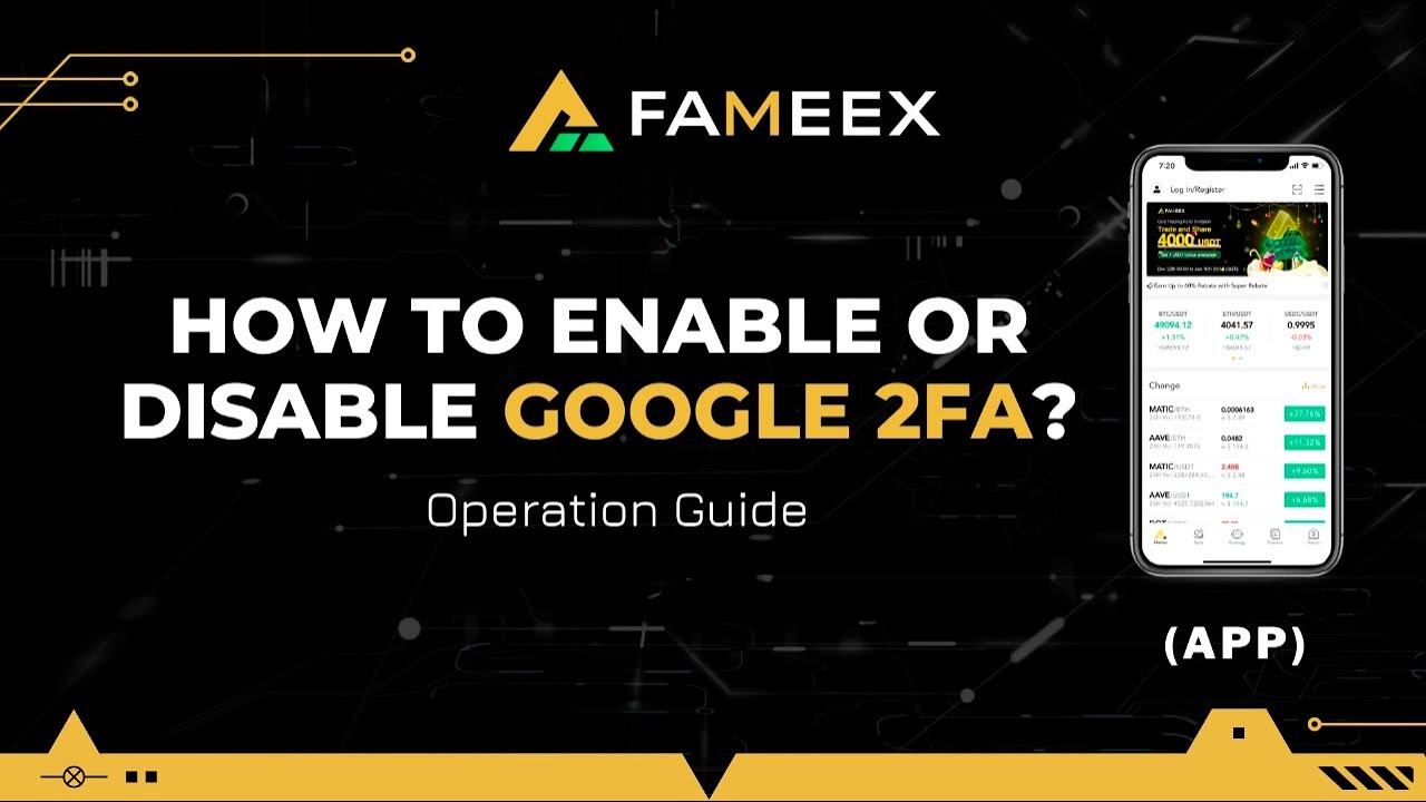 How to Enable or Disable Google 2FA? (App) - YouTube
