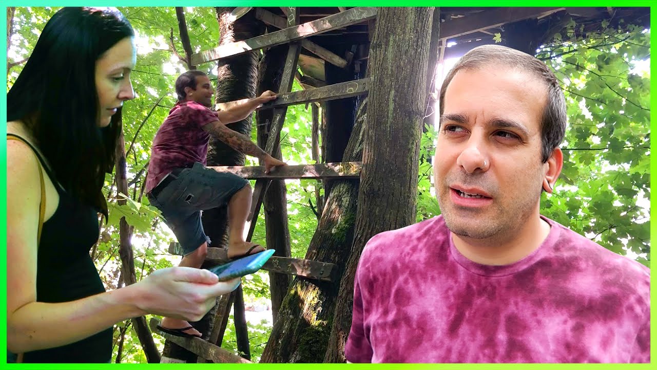 Second Narrows Bridge SECRET Tree Fort - YouTube