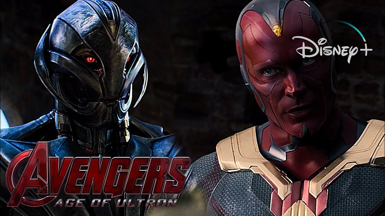 Avengers: Age Of Ultron | Vision Vs Ultron - Fight Scene | Disney+ ...