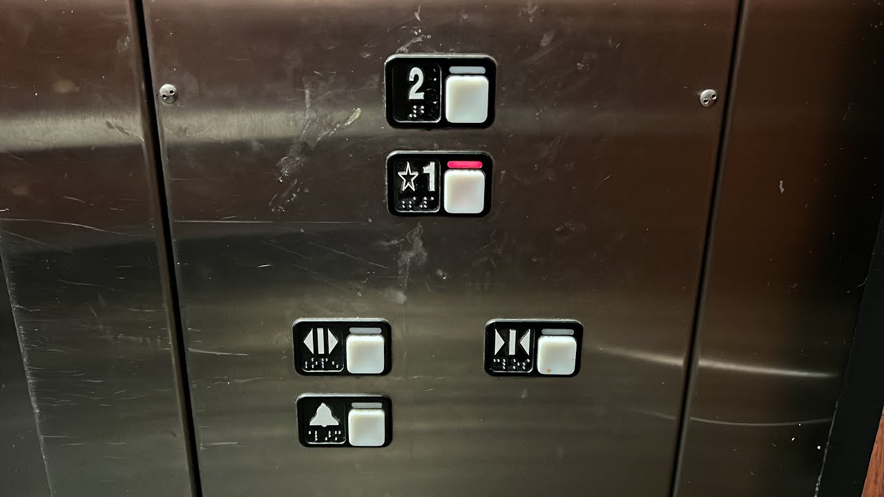 Schindler 300A MT Elevator at The HUB Stadium, Novi MI - YouTube