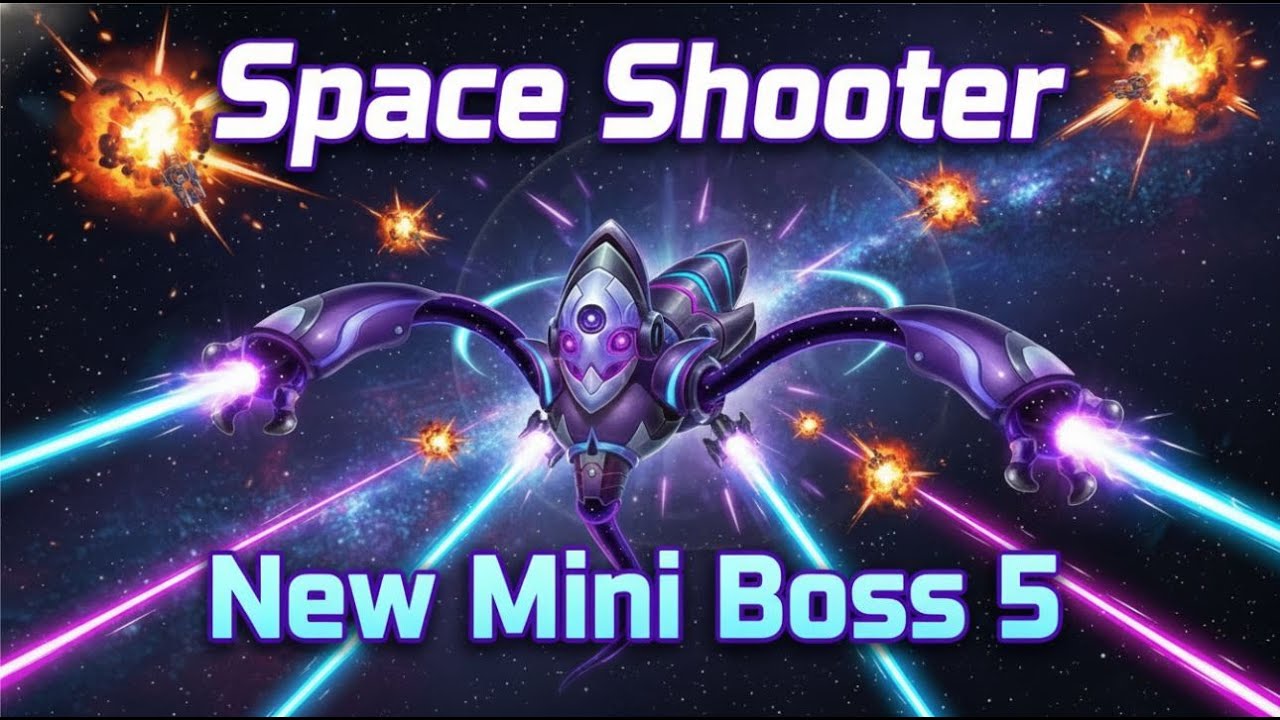 Galaxy Attack: Space Shooter | New Mini Boss 5 Battle (2026) World ...