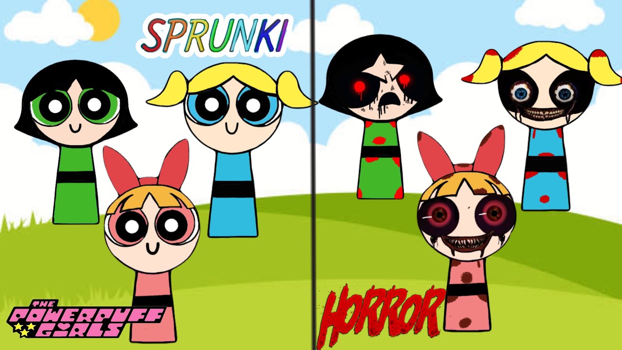 Creating The Powerpuff Girls Horror in Sprunki | Game Play - YouTube