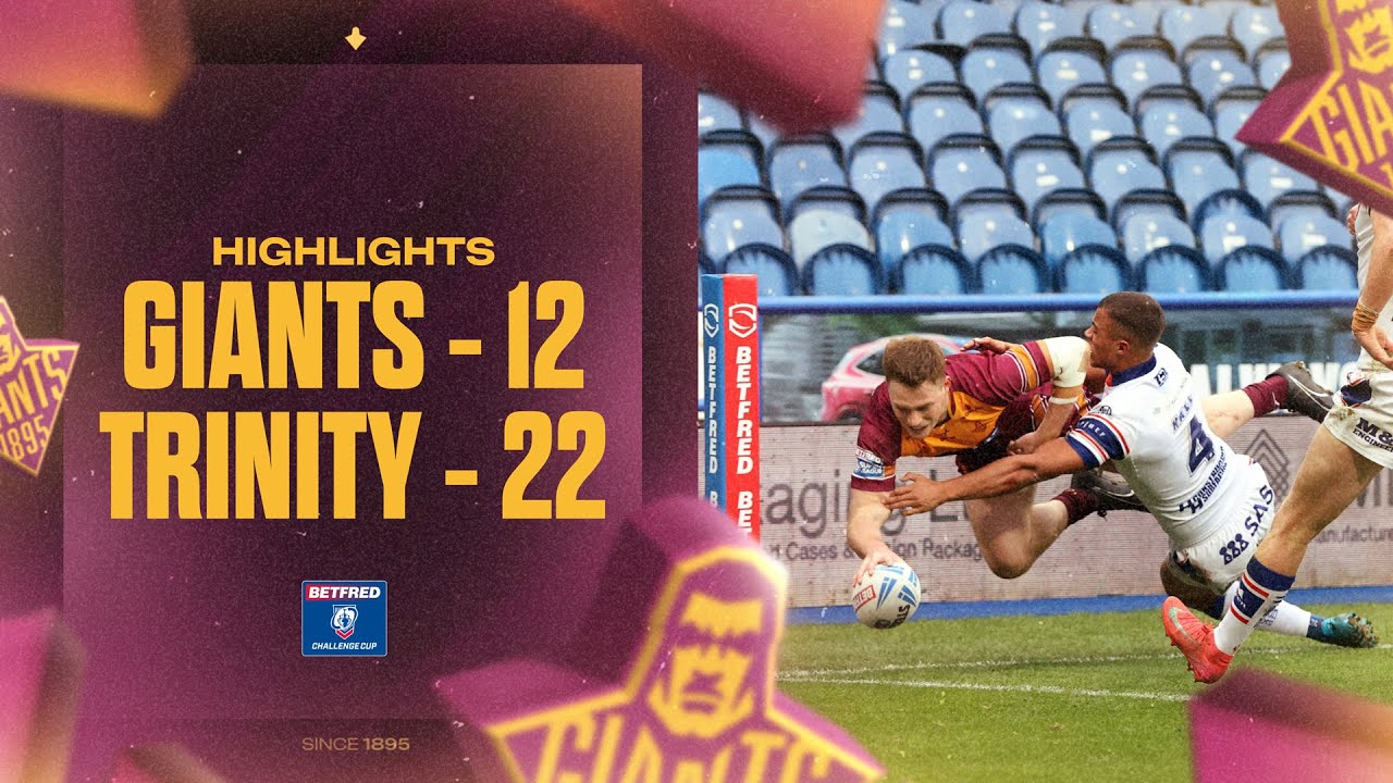 Highlights | Huddersfield Giants vs Wakefield Trinity | CCR4 - YouTube