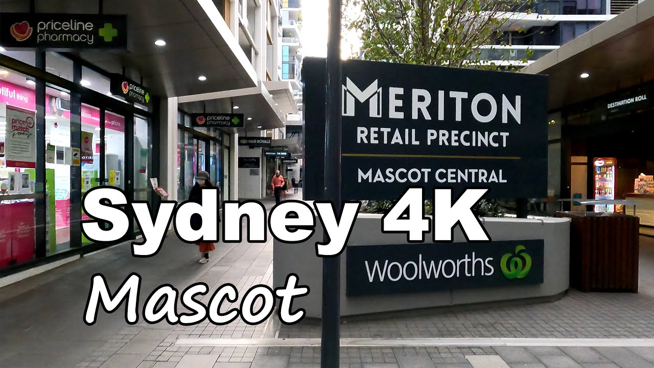 🇦🇺 Sydney Afternoon Walk: Mascot 4K (Sep 2021) - YouTube