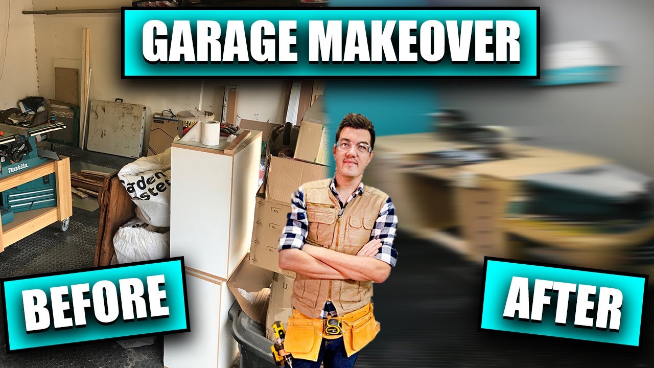 Garage Makeover - Renovating Garage Into a Workshop! - Youtube - YouTube