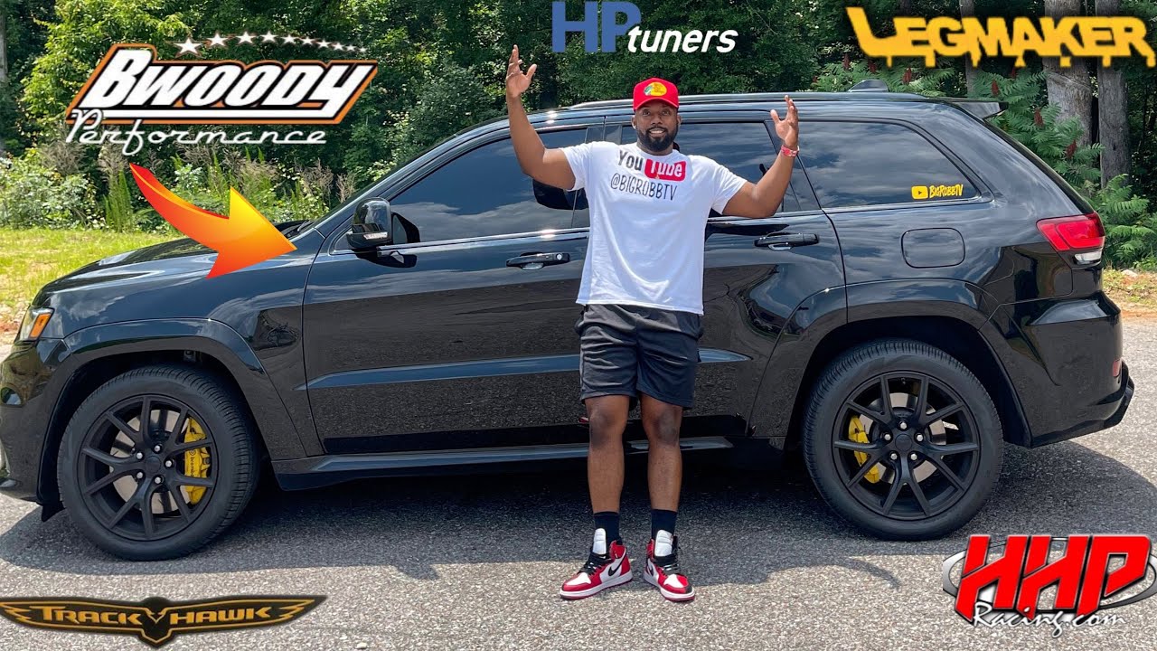 Trackhawk Jeep Gets a B Woody Cold Air Intake Upgrade 🔥 - YouTube