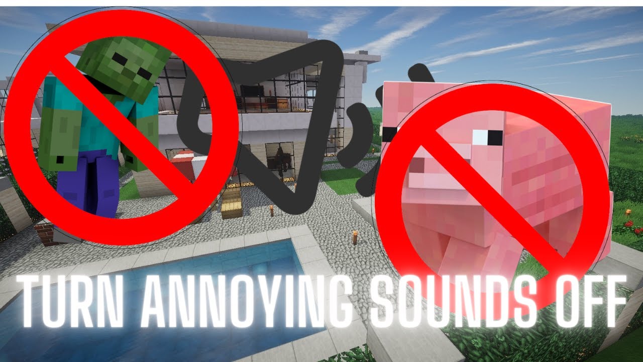 How to turn off REALLY ANNOYING Minecraft noises (2023) - YouTube