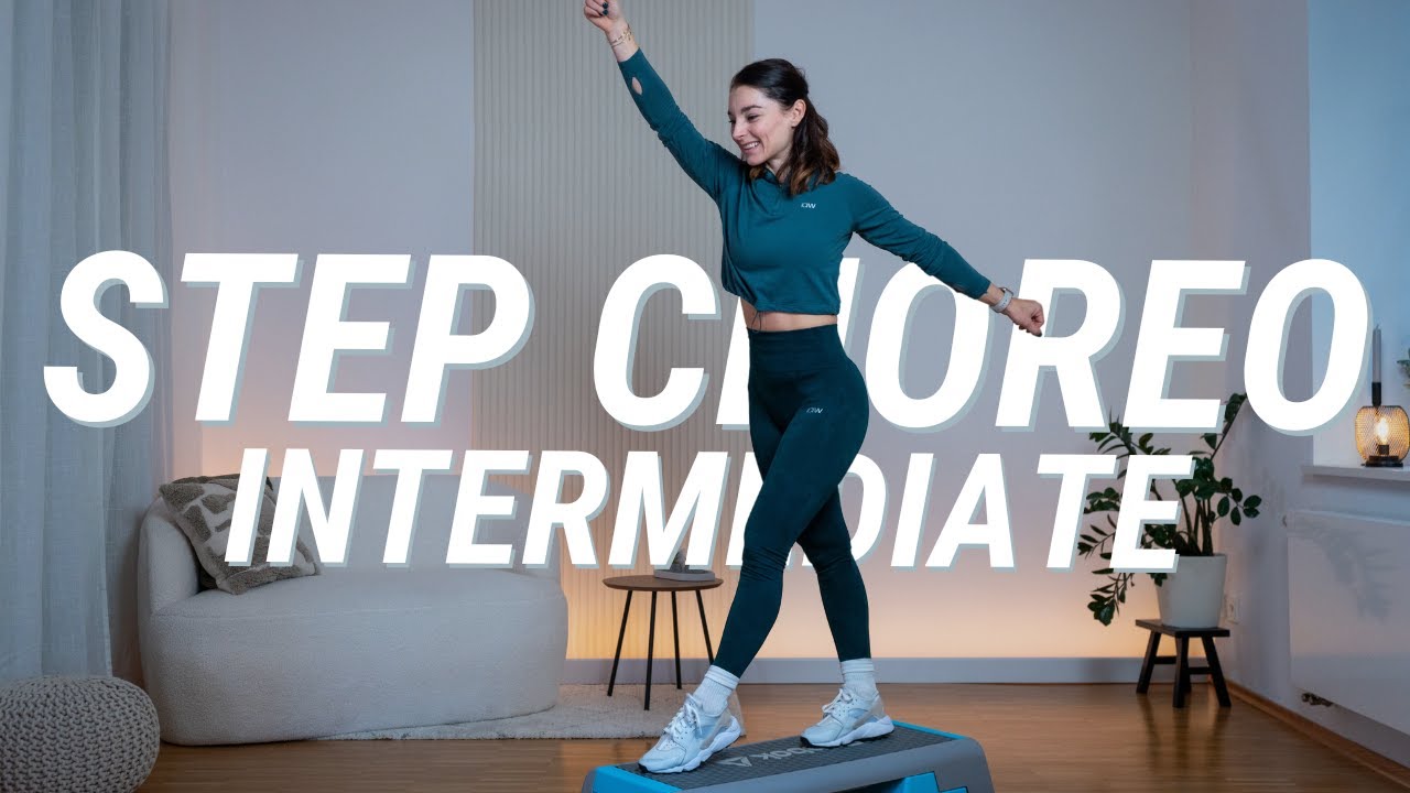 Step Choreo Intermediate | 2 x 32 Counts | Step Aerobic | 130 bpm | 40 ...