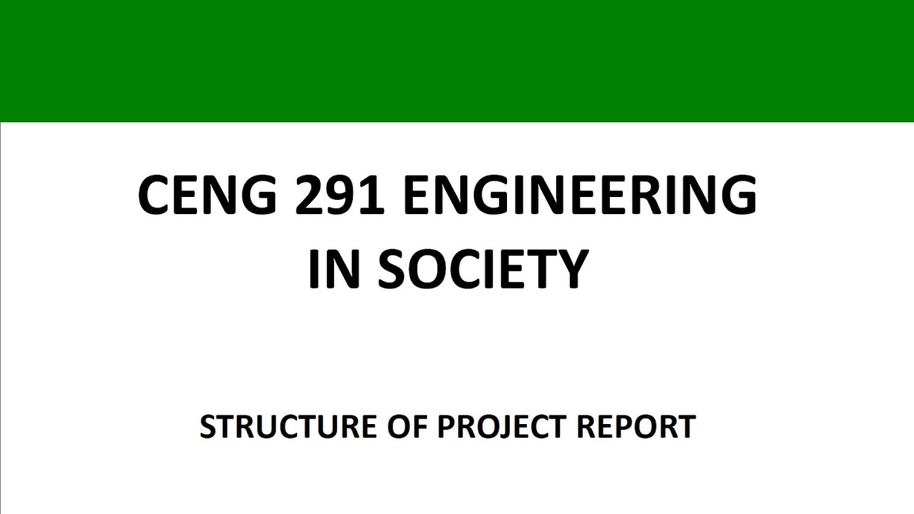 CENG Day 1 - Preparing to write the CENG report || Cover Page ...