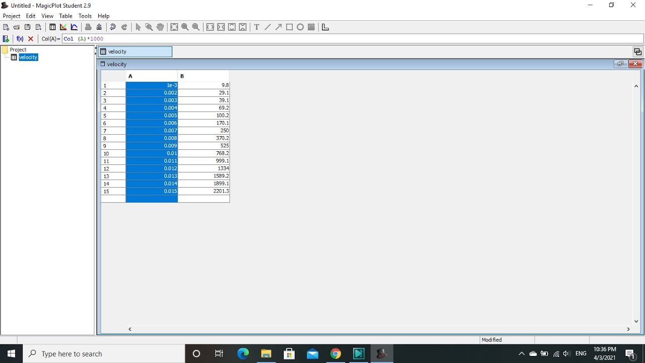 How to edit graph data in MagicPlot | Lightweight app - YouTube