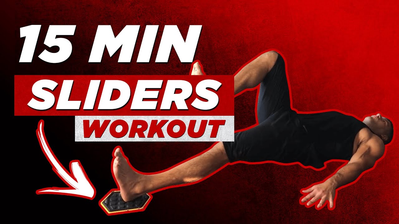 15 Minute Exercise Sliders Full Body Workout at Home | BJ Gaddour - YouTube
