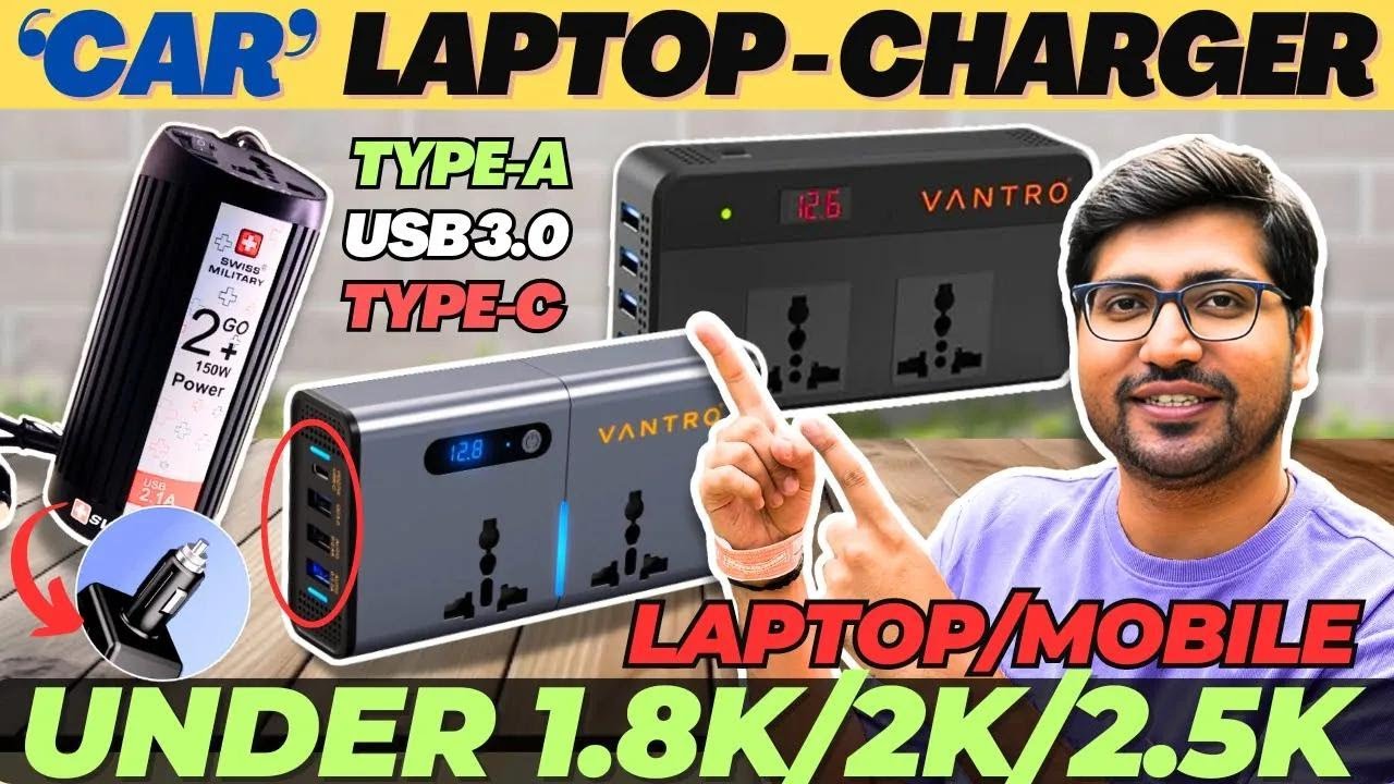 NEW⚡Best Car Laptop Charger⚡Best Power Inverter For Car⚡Best Laptop ...