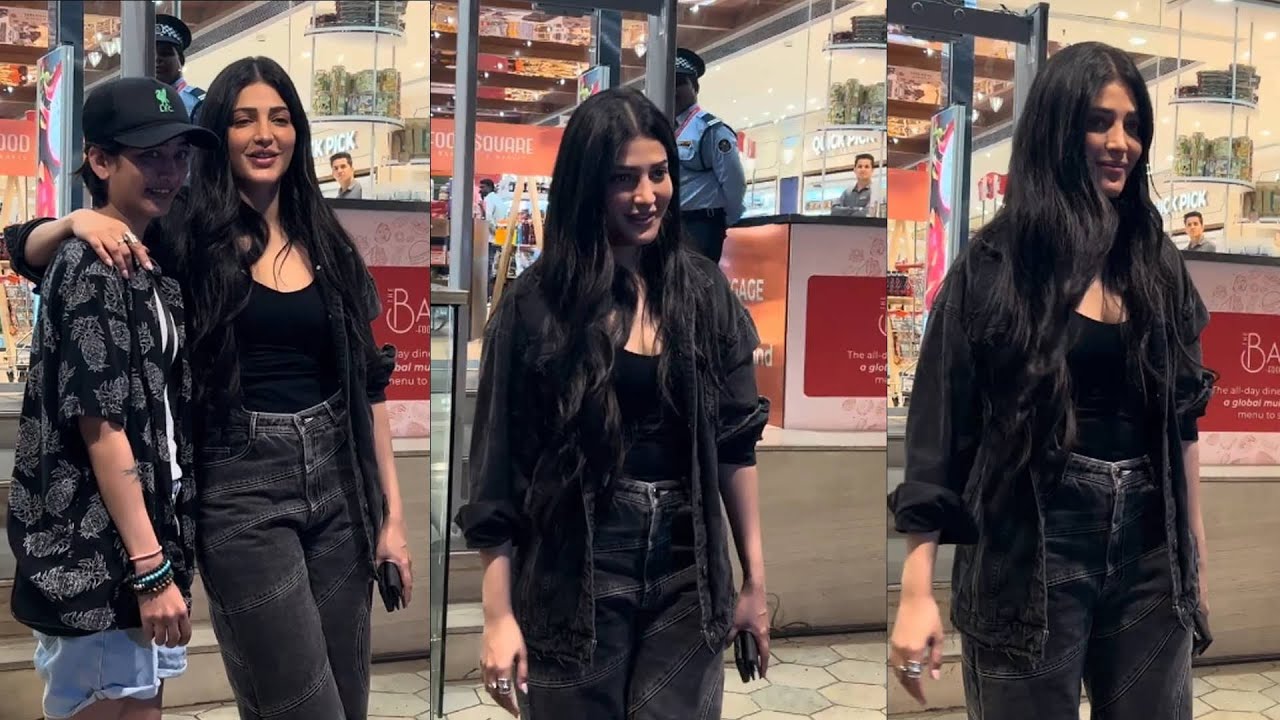 SHRUTI HAASAN WITH SISTER SPOTTED AT FOOD SQUARE BANDRA | SHRUTI HAASAN ...
