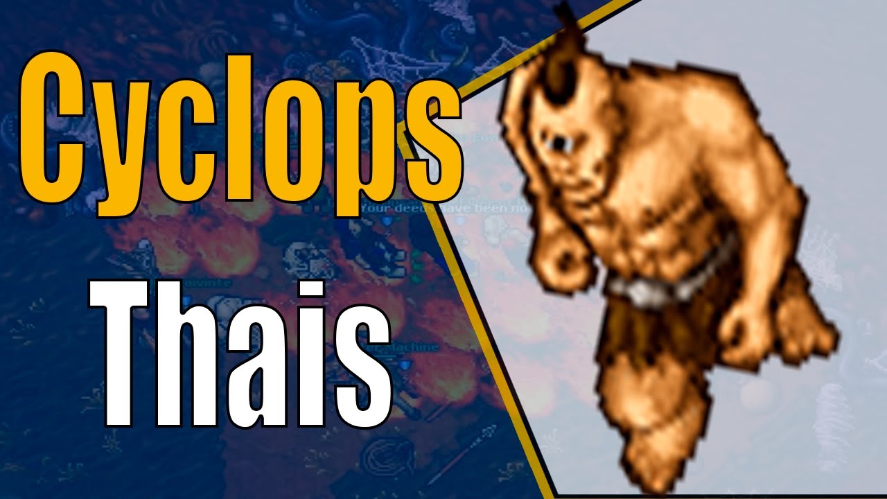 Druid 33 Cyclops (Free Account) - Tibia Hunts #14 - YouTube